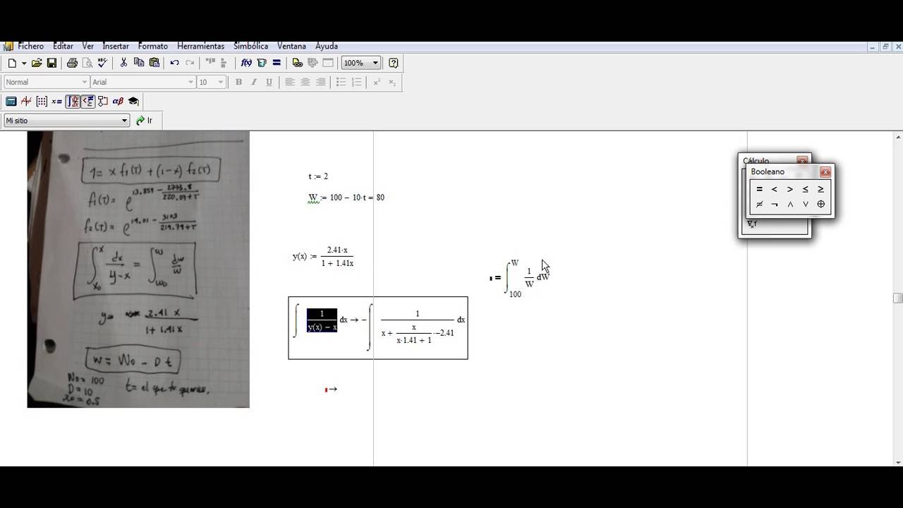 COMO HACER CÁLCULOS COMPLEJOS EN MATHCAD - YouTube