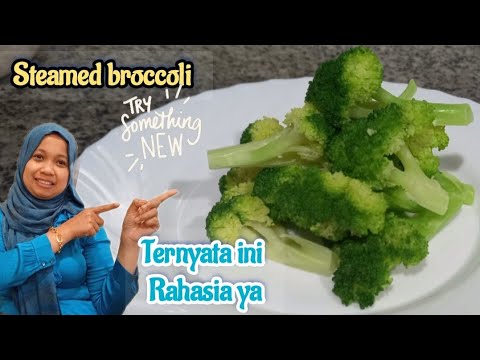 Cara rebus brokoli biar tetap hijau dan terlihat segar|| How to cook ...