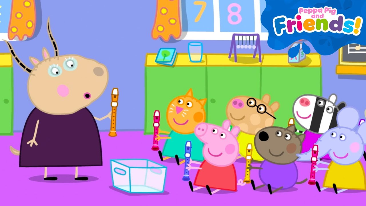 Peppa Pig & Friends MUSIC Class 🎶 | Playing the Recorder | Full ...