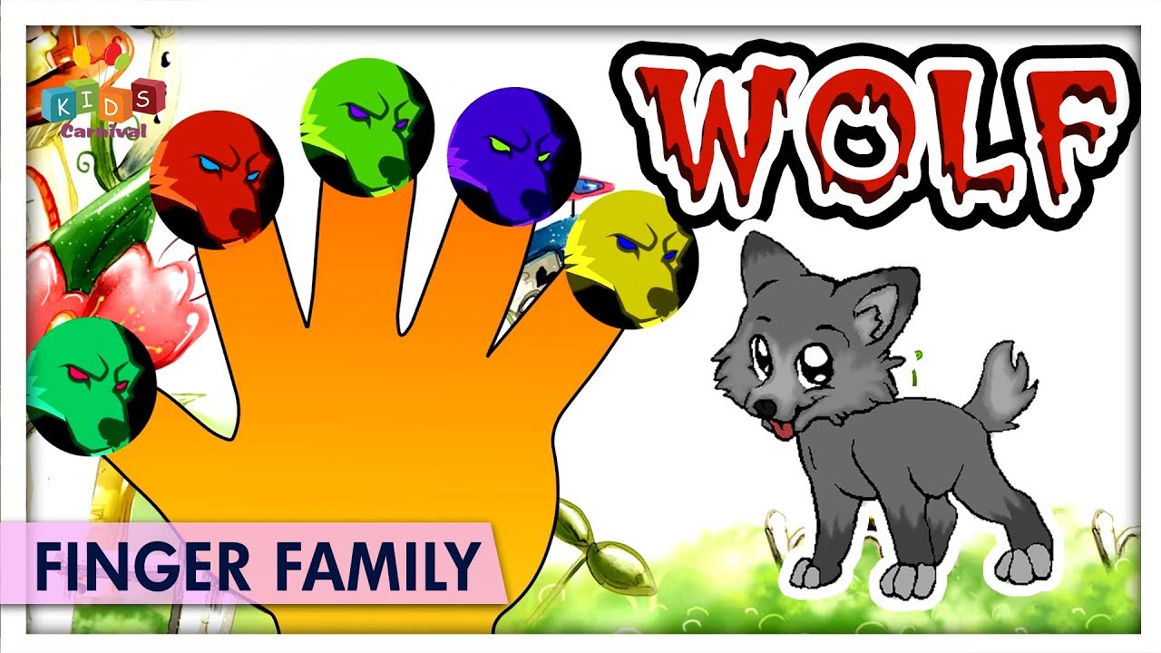Wolf Finger Family | Nursery Rhymes | Children Songs | Baby Rhymes ...