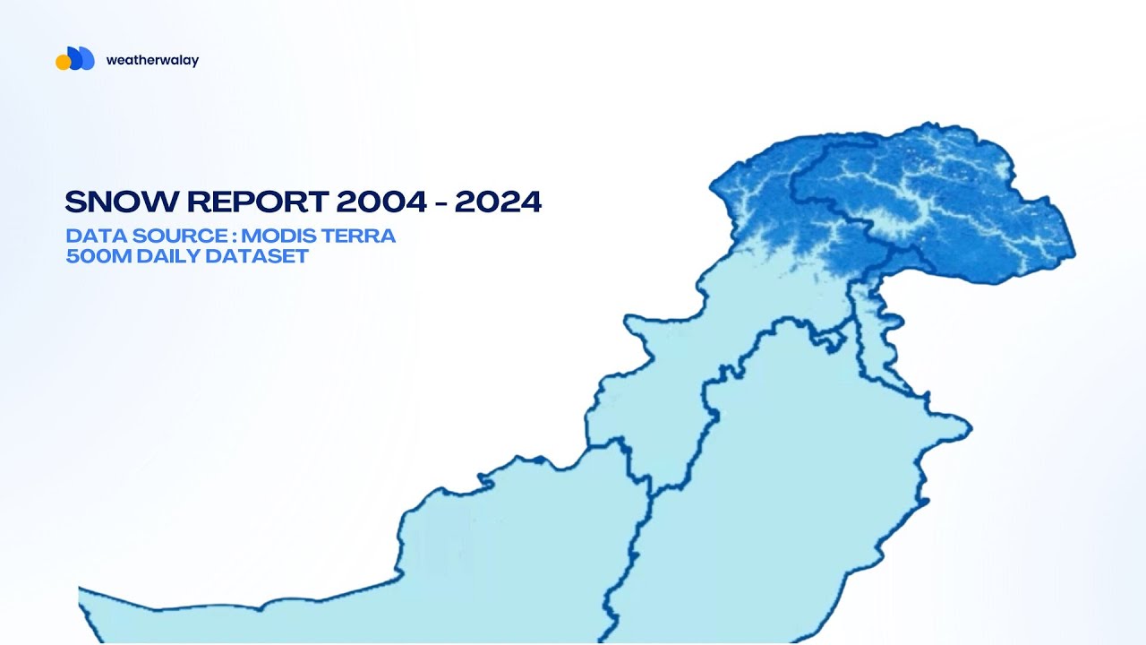 Snow cover data from the past 10 years in Pakistan to assess the ...