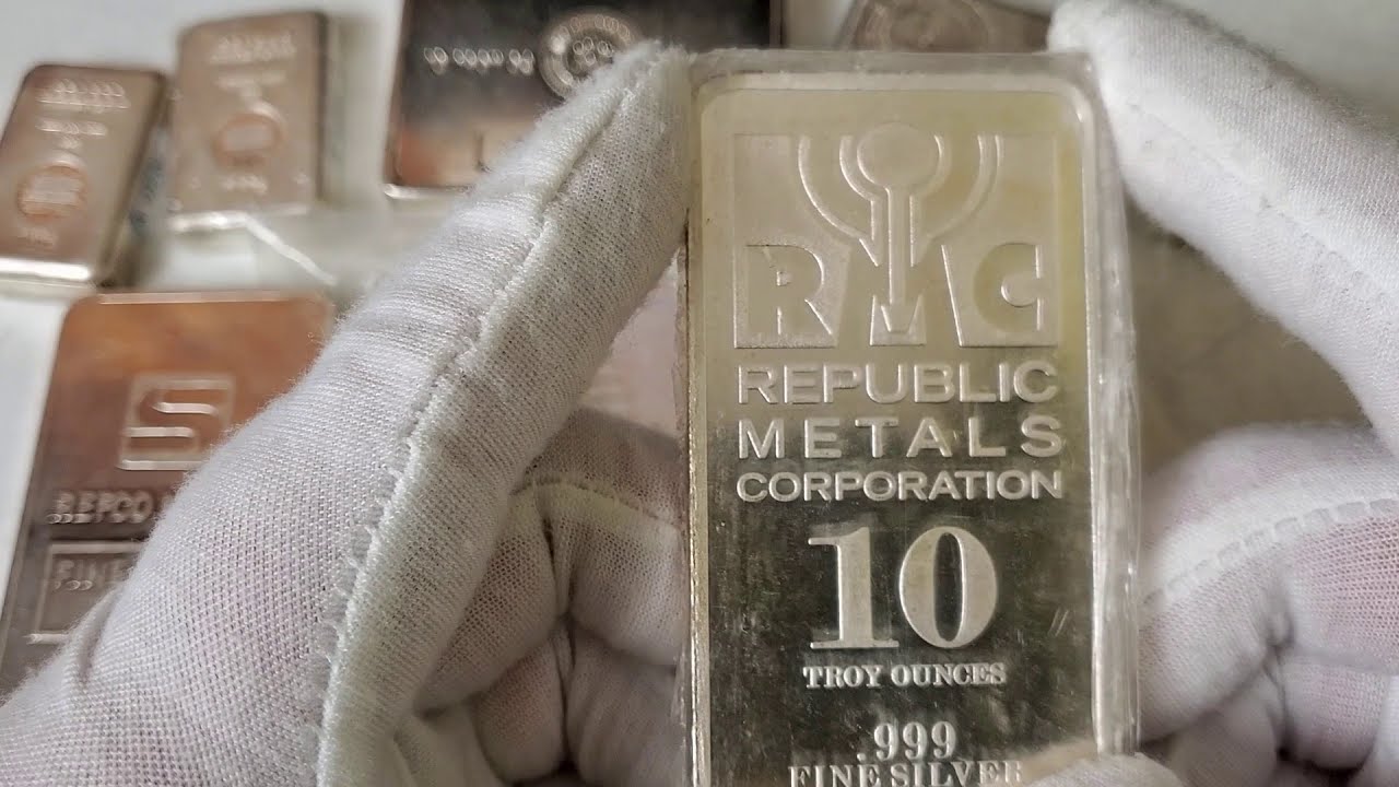 Vintage and generic silver bar stacking! - YouTube
