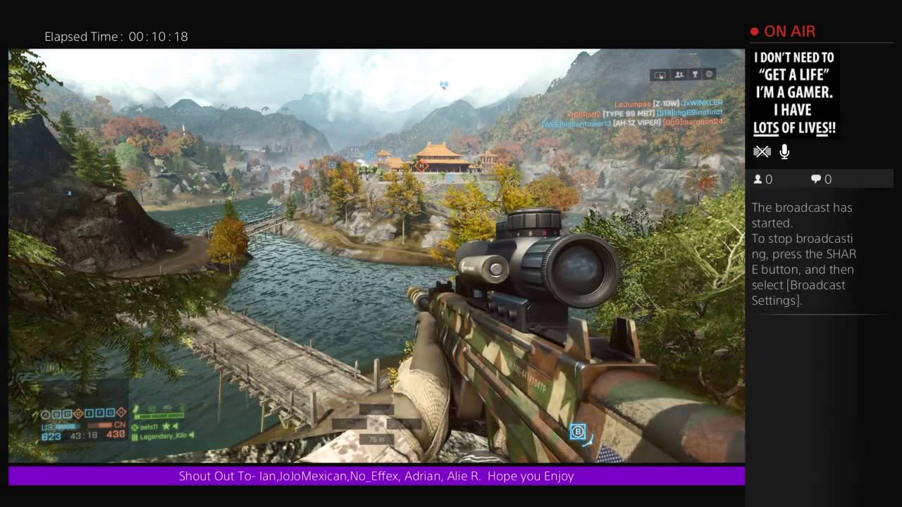 Legendary_Kilo's Live PS4 Broadcast - YouTube