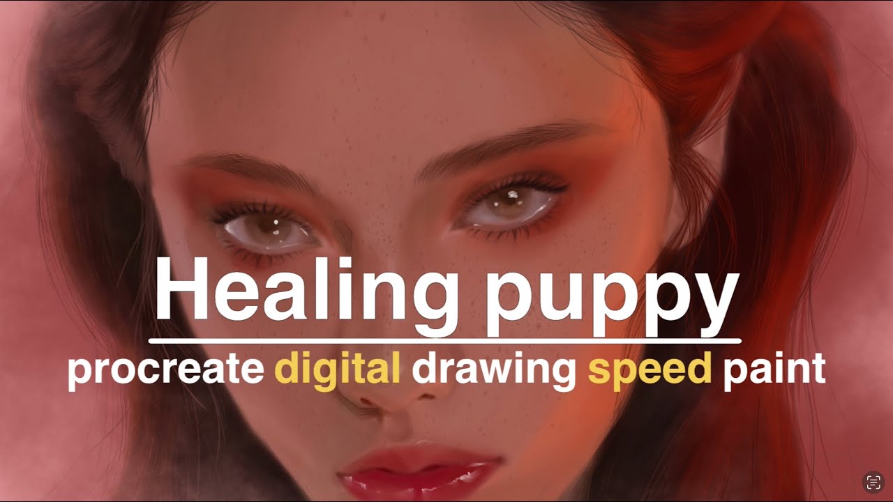 프로크리에이트 디지털 드로잉 스피드 페인팅 인물화 procreate digital drawing speed paint - YouTube