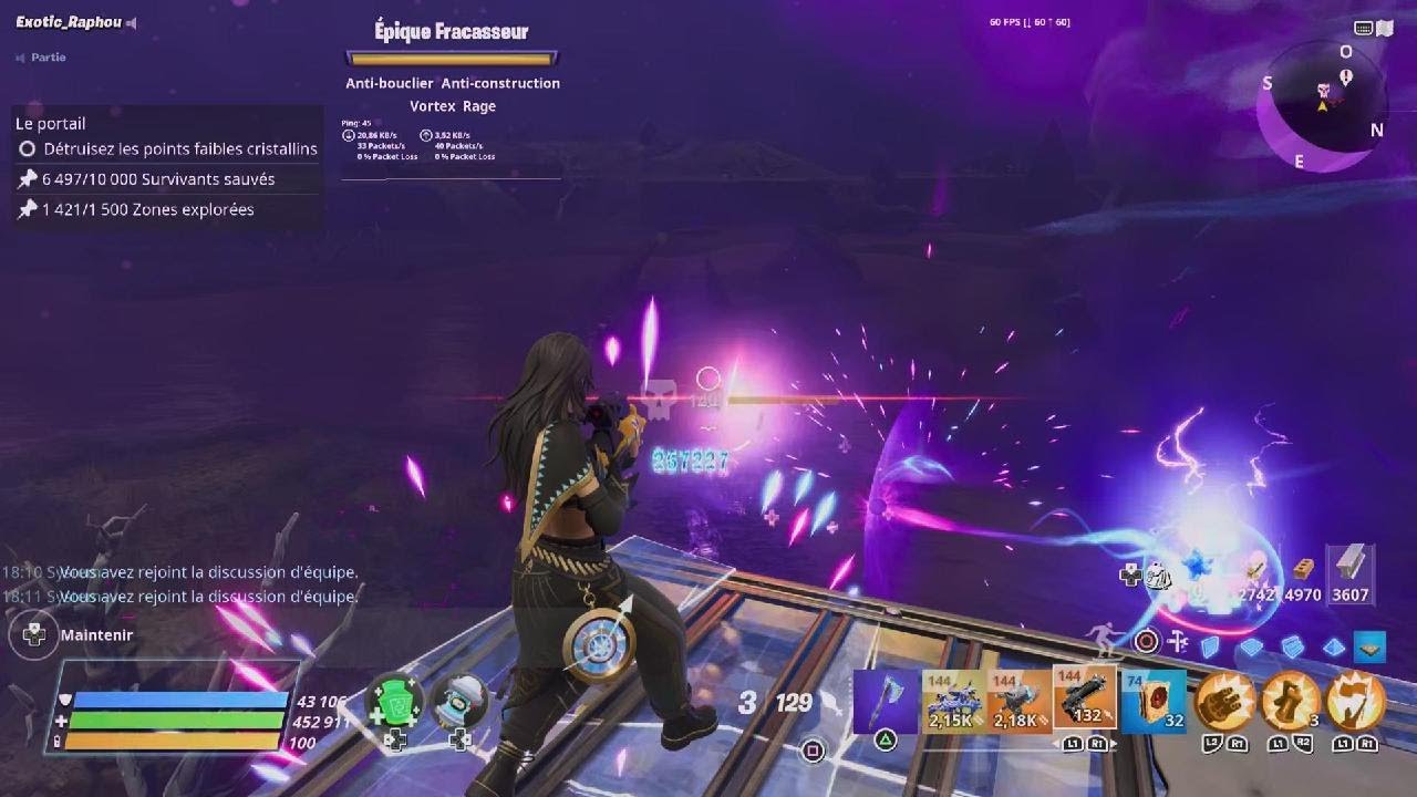 Fortnite save the world solo msk at power 122 - YouTube