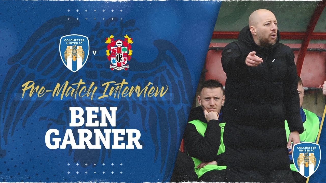 Interview | Ben Garner Pre Tranmere Rovers - YouTube