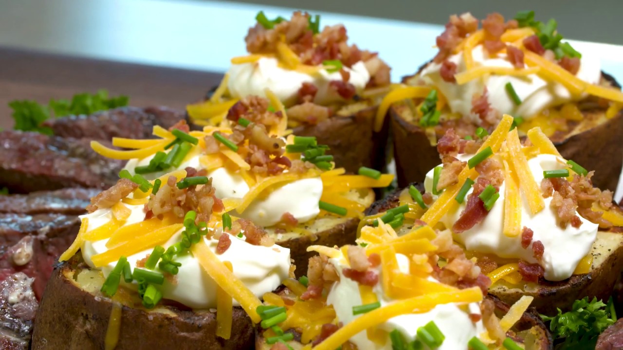 FOGO Recipes - Grilled & Loaded Baked Potato - Episode 50 - YouTube
