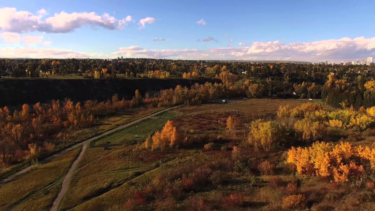 Britannia Cliffs In Autumn - Calgary - YouTube