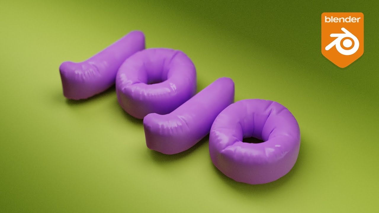 Create a dynamic Cloth Text Animation with Blender. - YouTube