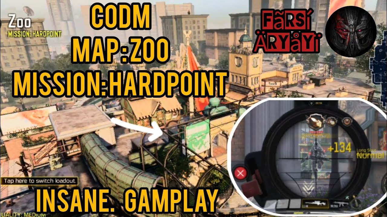 INSANE Hardpoint KILLING MACHINE on NEW ZOO Map | Sniper + AR Rampage ...