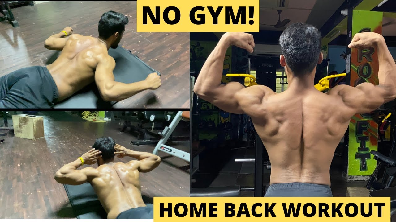 Back Workout At Home (NO EQUIPMENT NEEDED!) | HELP FITNESS - YouTube