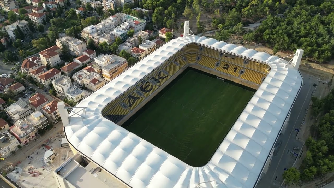 ΑΕΚ νέο γήπεδο «Αγιά Σοφιά» 2022 - YouTube