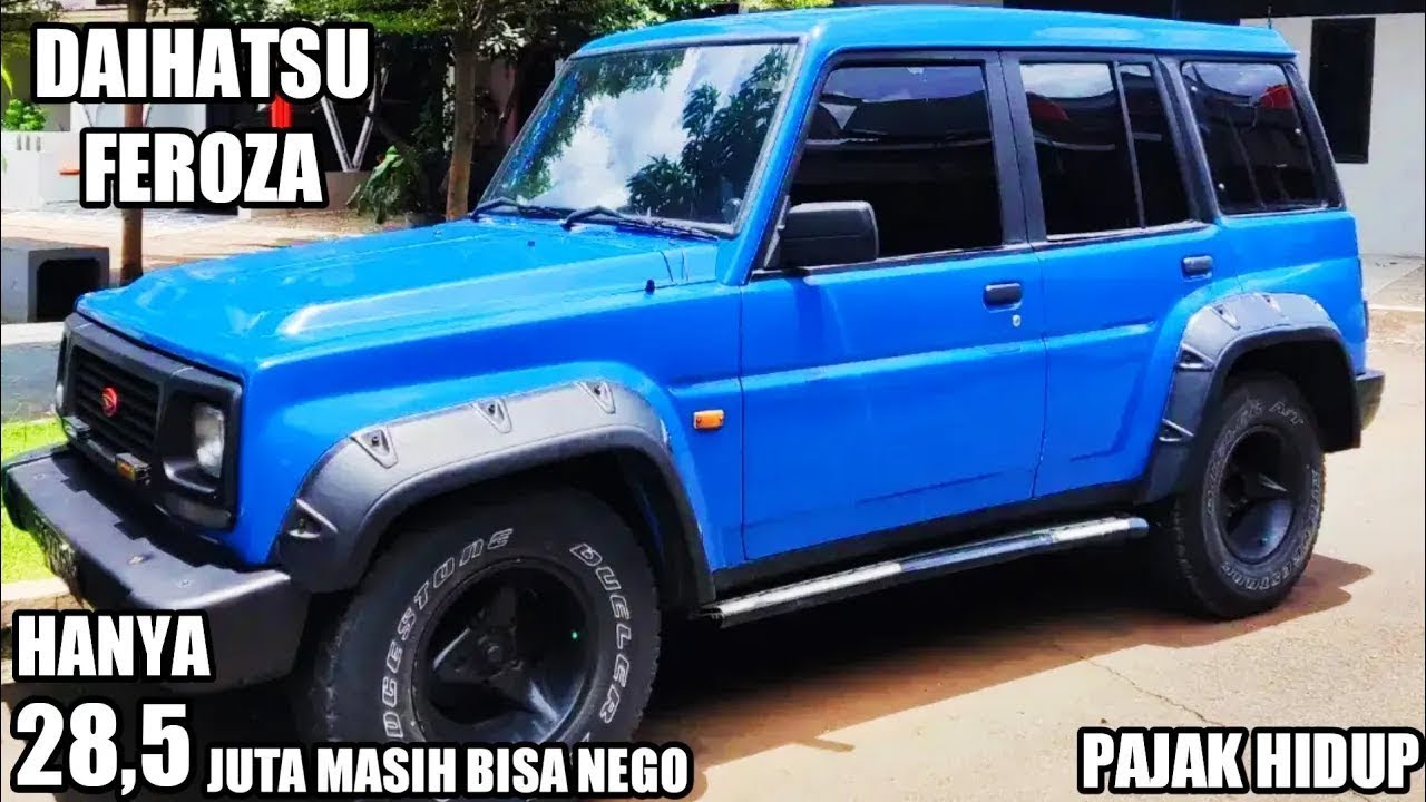 HARGA MOBIL BEKAS DAIHATSU FEROZA HANYA 28,5 JUTA RUPIAH - YouTube