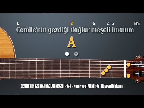 Cemilen'in Gezdiği Dağlar Meşeli cover gitar akorları. Ton: Em #akormerkezi #gaydirigupbakcemilem