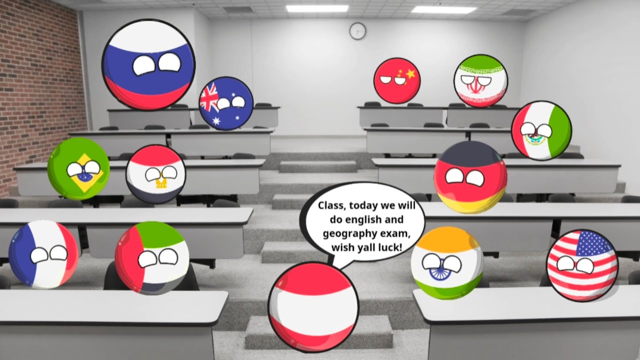 Countryballs School Part 3 - YouTube