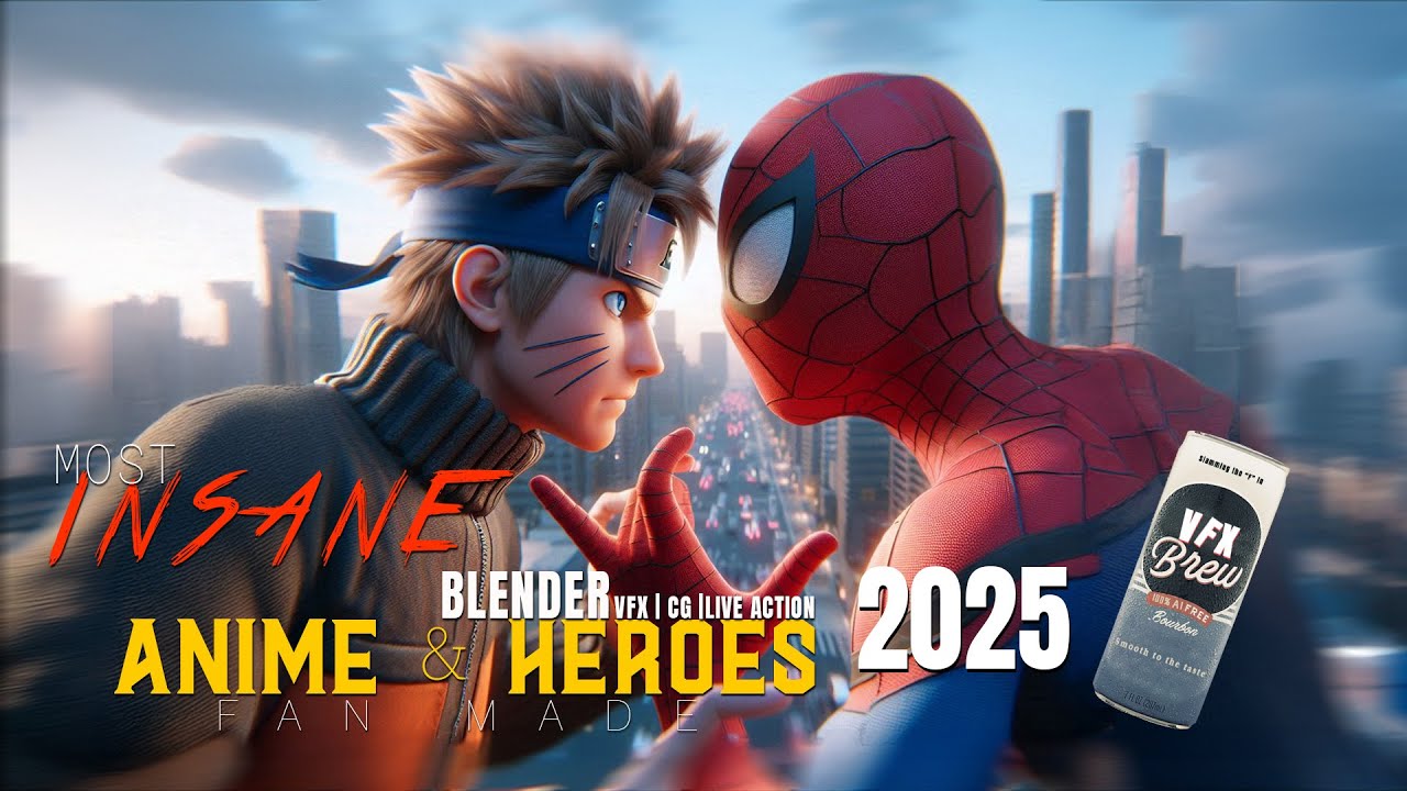 Most Insane Blender VFX, Live action and CG of Anime & Heroes 2025 ...