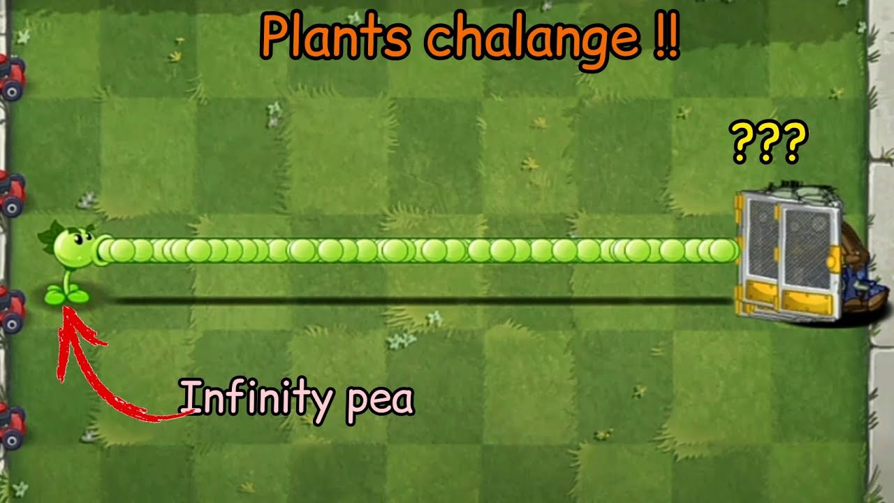 Plants chalange!!. what plant Which infinity plant can beat 100 screen ...