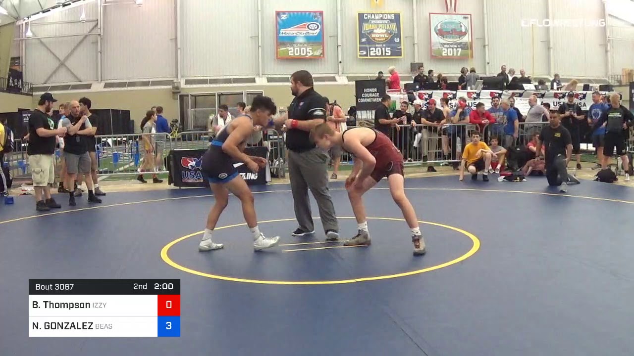 65 Kg Round Of 64 Brayden Thompson Izzy Style Vs NIKOLAOS GONZALEZ ...