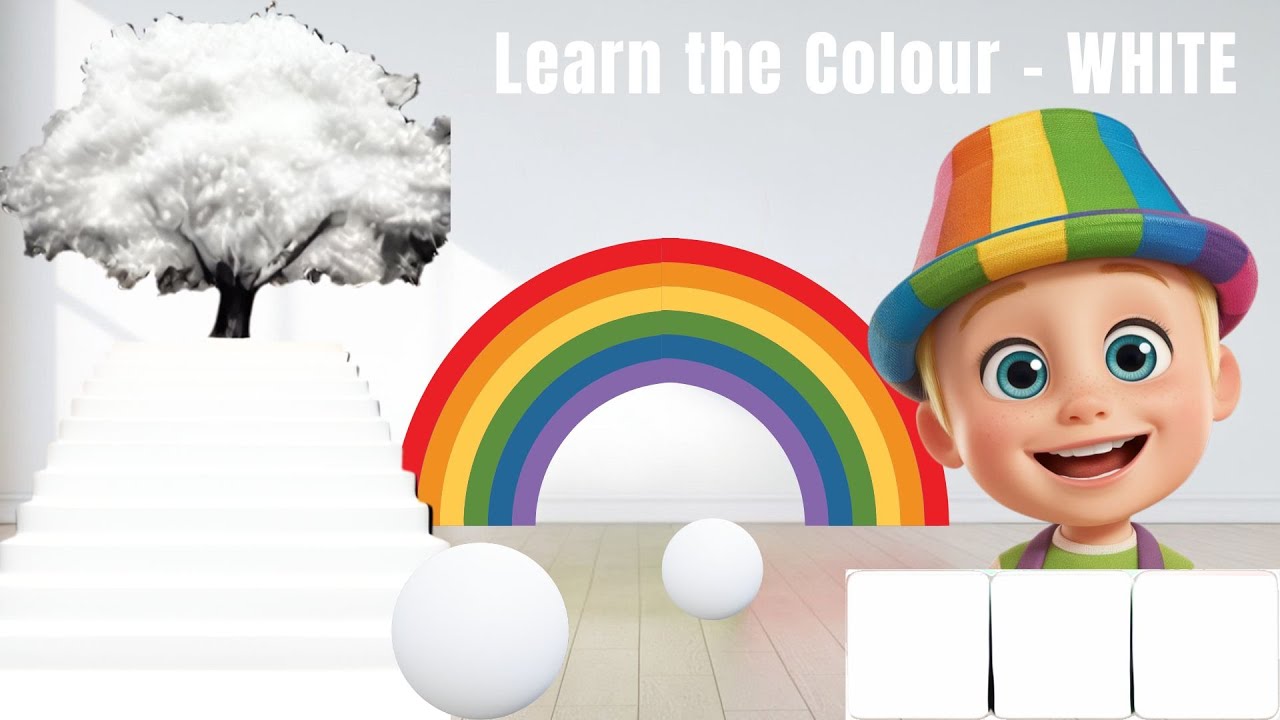 Learn the WHITE colour Song for Kids | Toddlers and Kids sing along 🎶 ...