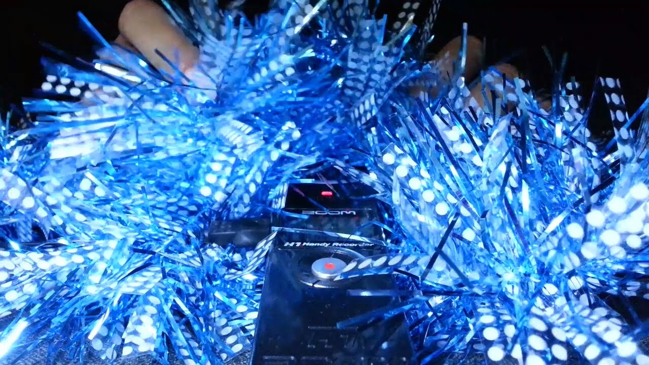 ASMR INTENSE! Microphone Cupping & Touching with Tinsel - YouTube