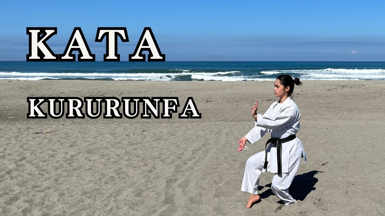 Beach Karate Man, Karate Stick And Beach For Practice Training,