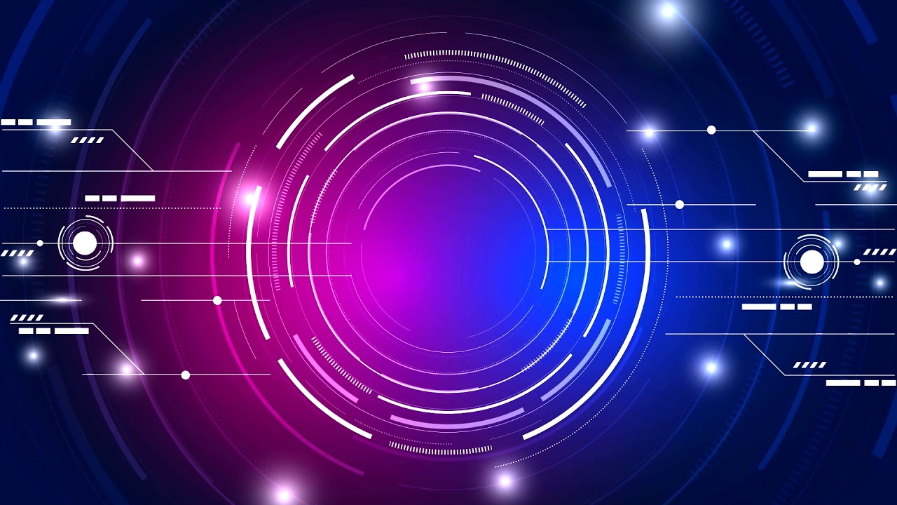 Hi Tech Background Animation - No Copyright Techno Motion Background