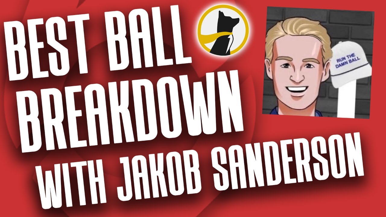 BBM4 Live Drafting with Jakob Sanderson - Fantasy Points Best Ball Breakdown - YouTube