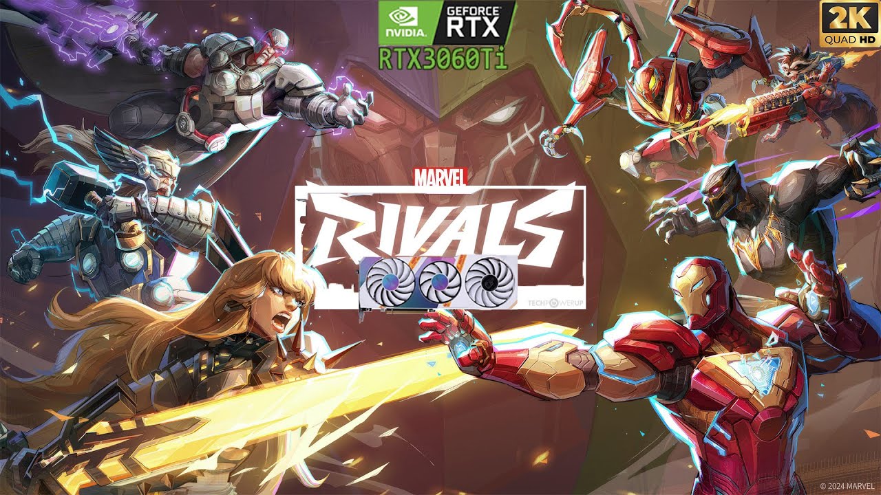 Marvel Rivals 1440p RTX 3060Ti fps test on Native DLSS | 16GB RAM | i5 ...