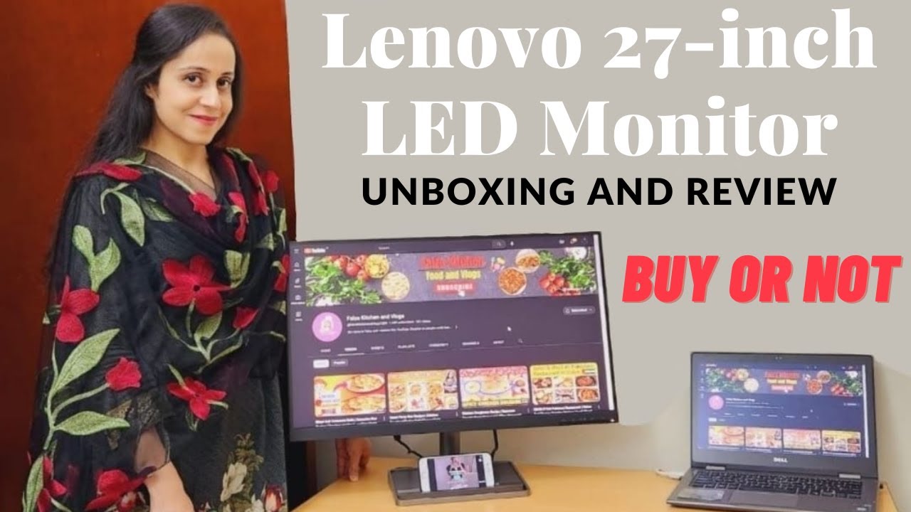 Lenovo 27 inch Led Monitor Unboxing and Review | Best Budgeted Monitor ...