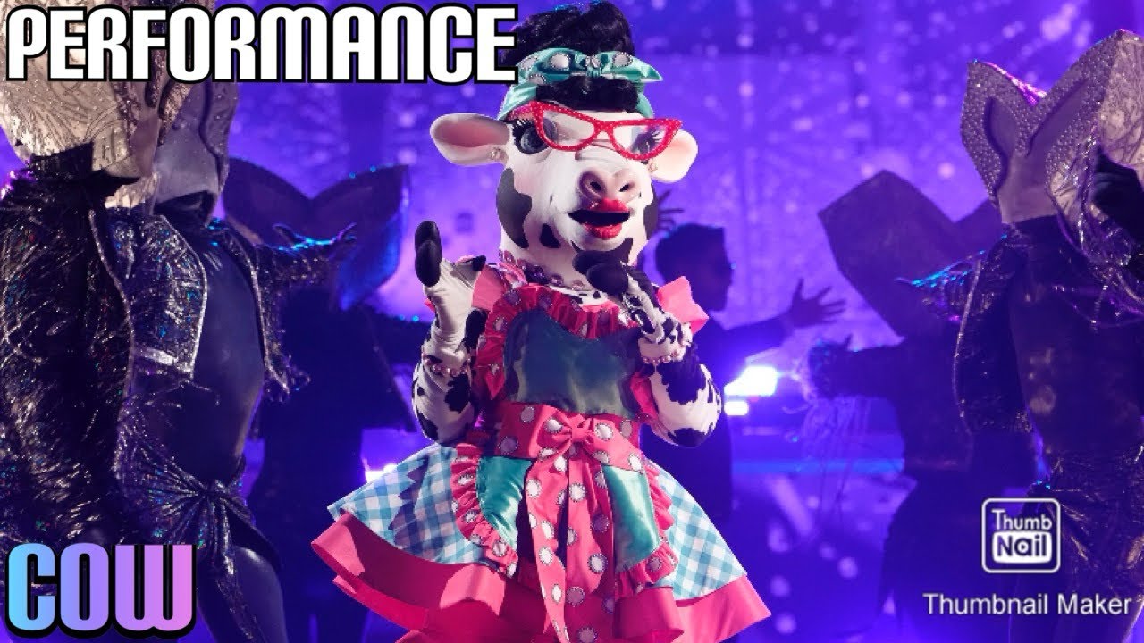 Cow Performs "Rhythm Nation" By Janet Jackson | Masked Singer | S10 ...