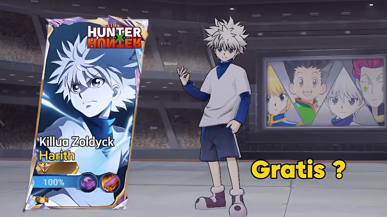 HARITH SKIN HUNTER X HUNTER - HARITH GAMEPLAY - YouTube