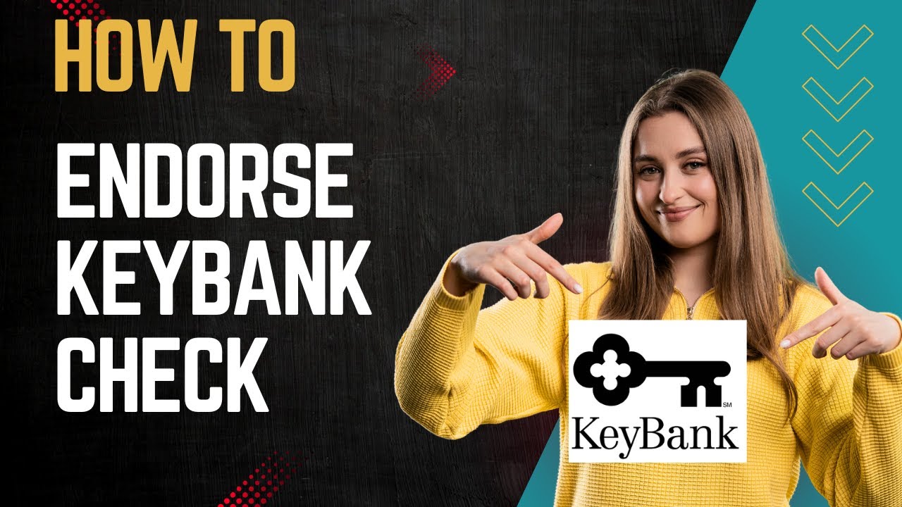 How to endorse KeyBank check I DOUBLE Z - YouTube