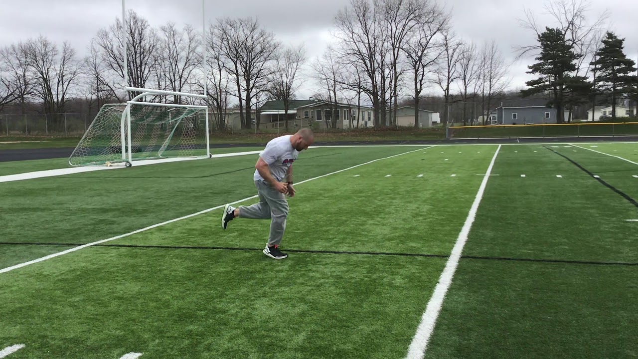 Lean Fall Run Drill - YouTube