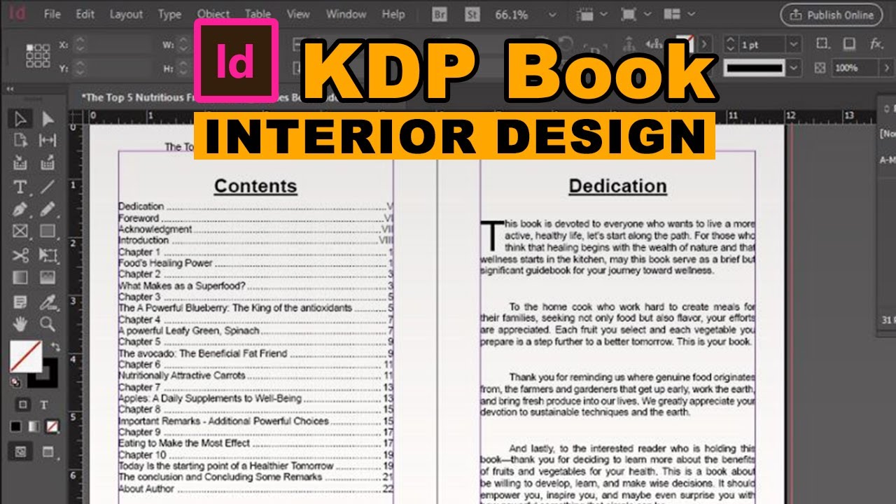 KDP Book Interior Design with Adobe InDesign - YouTube