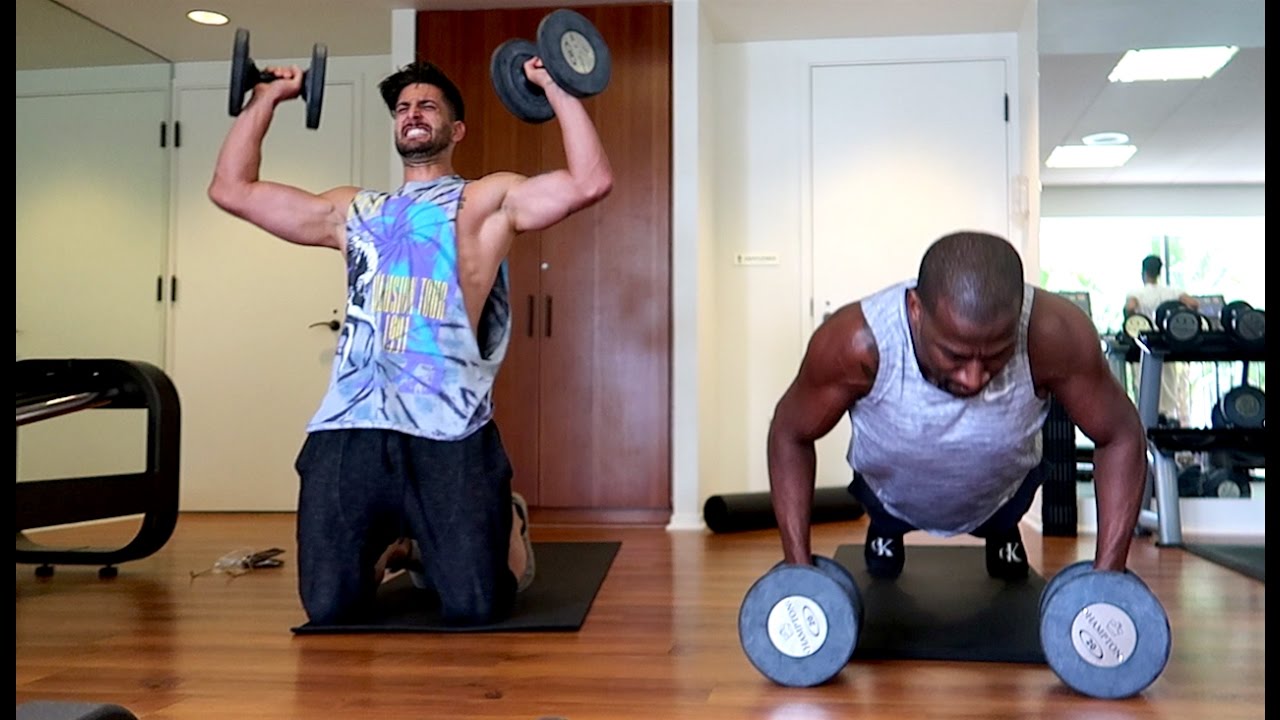 THE HARDEST SHOULDER WORKOUT EVER! - DAY 34 - YouTube