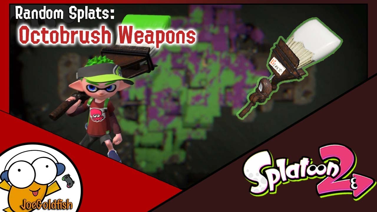 Random Splats: Octobrush Weapons | Splatoon 2 - YouTube