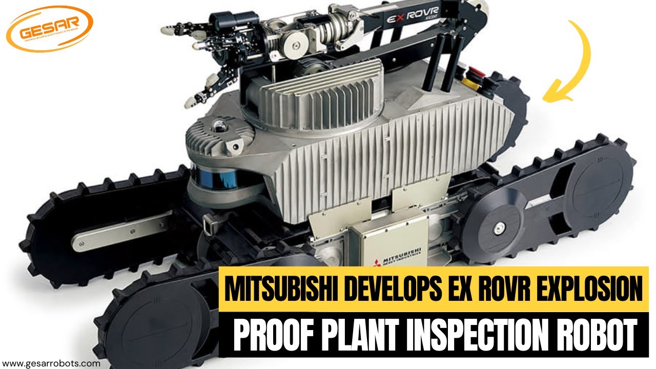 Mitsubishi Develops EX ROVR Explosion-Proof Plant Inspection Robot - YouTube