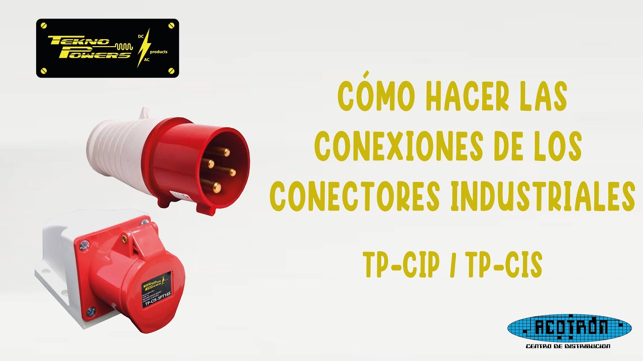Cómo hacer las conexiones de los modelos TP-CIP y TP-CIS de la marca TEKNO POWERS - YouTube
