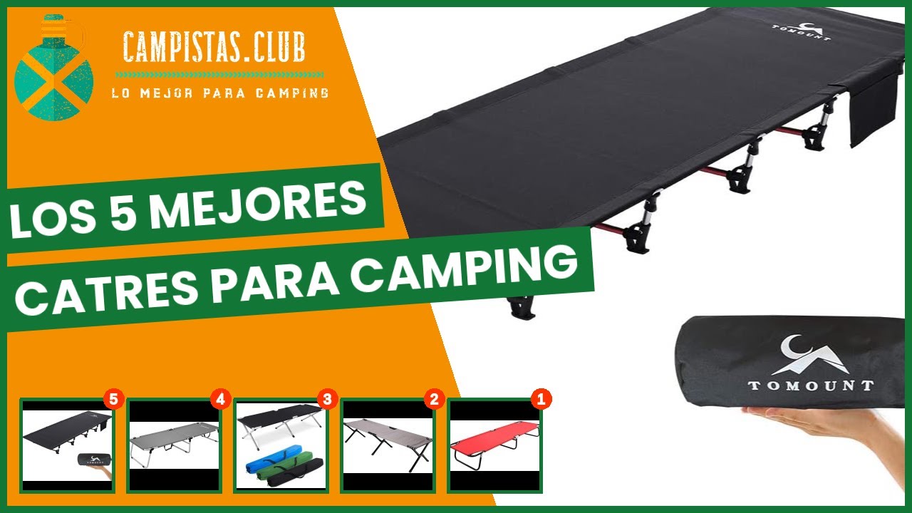 Catres para camping: Hazte con los mejores - YouTube