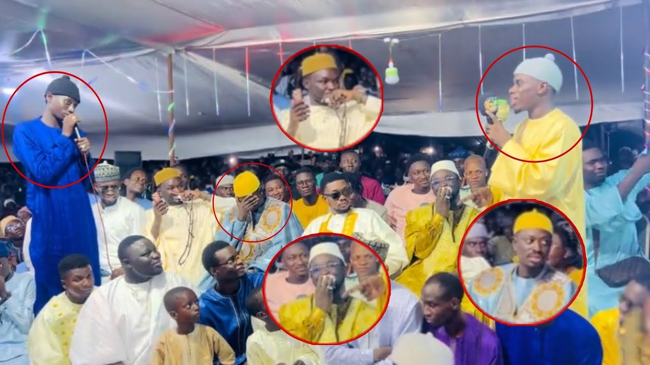 oh li nekh na mour talla et baye mbaye devant pape malick mbaye et ...