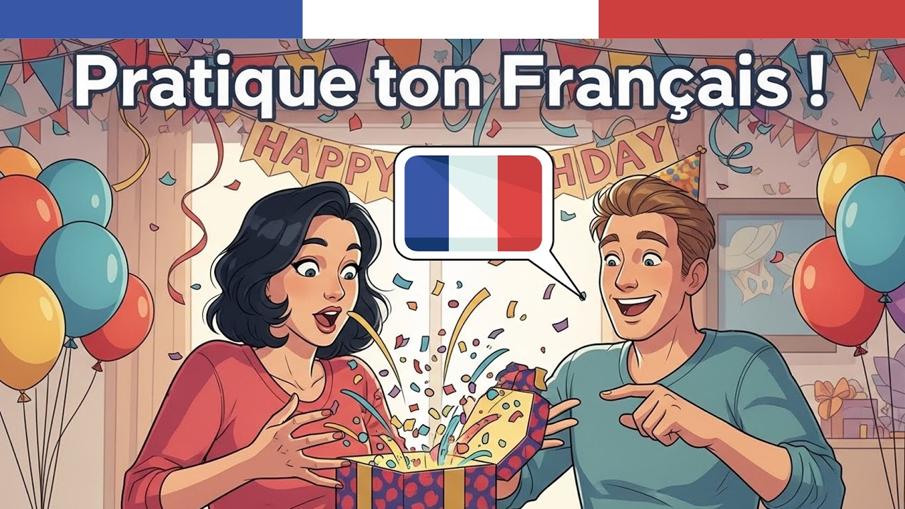 Apprendre le Français : Fête d’Anniversaire 🎉 Dialogue Facile en ...