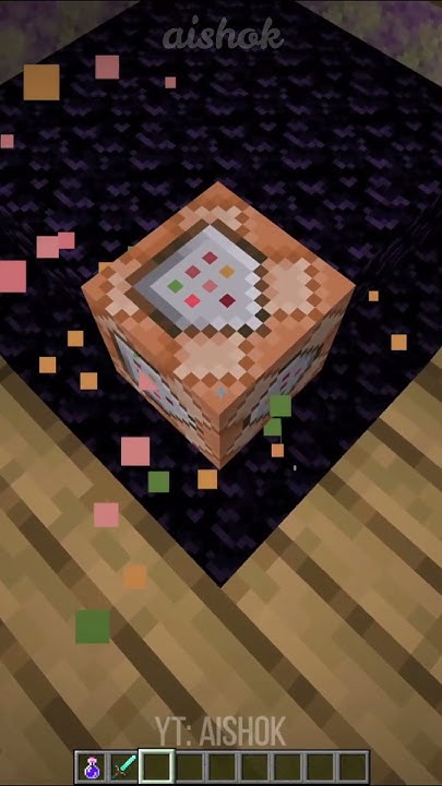 new secret block in minecraft... - YouTube