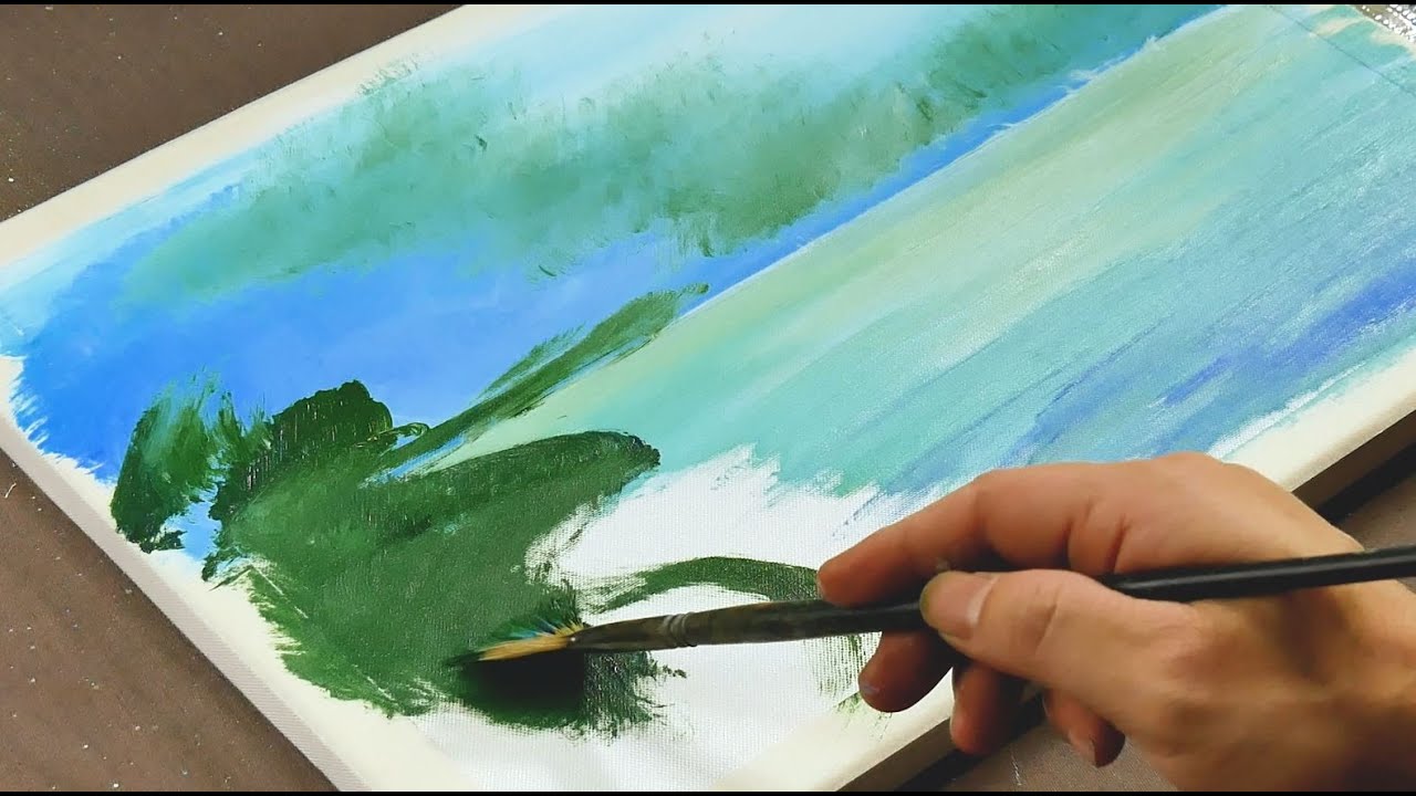 How to Draw the Way Home / Acrylic Painting TUTORIAL 2023 / Draw At ...