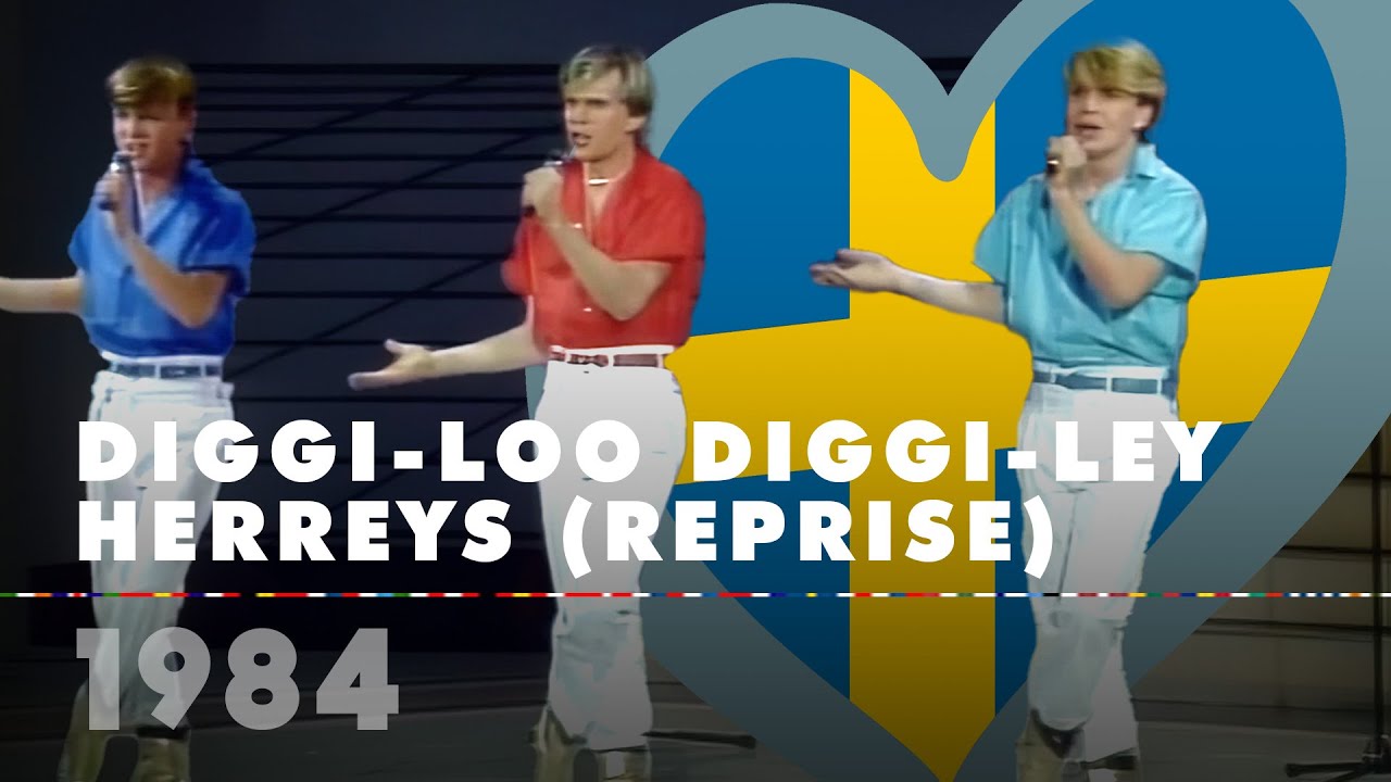 DIGGI-LOO DIGGI-LEY – HERREYS (Reprise, Sweden 1984 – Eurovision Song ...