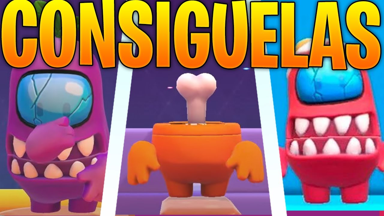 COMO CONSEGUIR LOS IMPOSTORES EN FALL GUYS - SKIN DE AMONG US IMPOSTOR ...