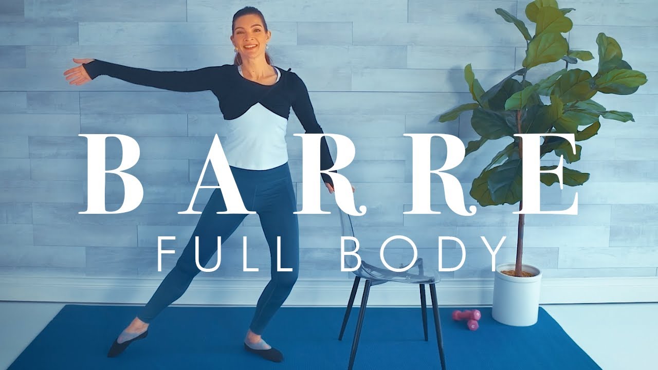 Barre Workout for Grace & Strength // Full Body Toning Exercises - YouTube