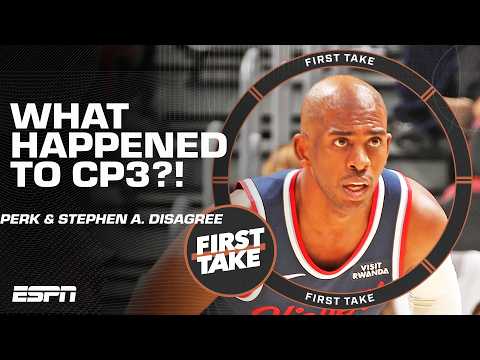 Perk DOESN’T feel bad for Chris Paul 😬 ‘So we’re not gonna hold CP3 accountable?!' | First Take