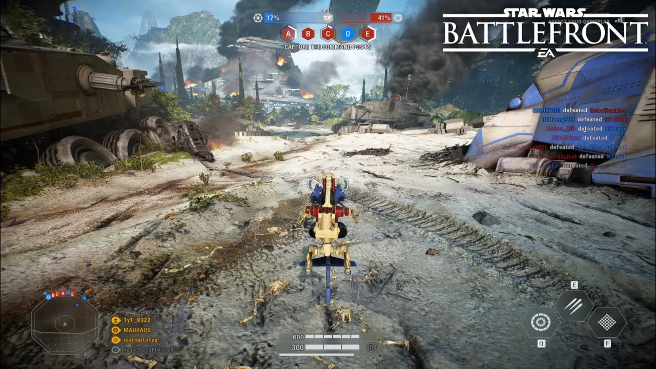 Star Wars Battlefront 2: Supremacy Gameplay | Kashyyyk - YouTube