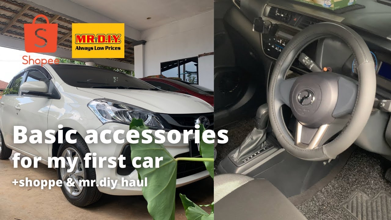 Basic Accessories for my First Car - YouTube