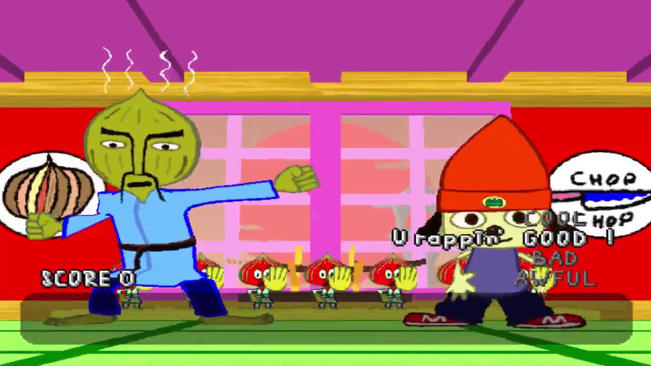 Parappa The Rapper PS1 playthrough part 1 - YouTube